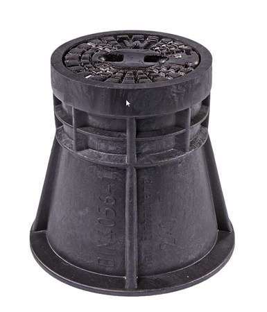 Surface box HDPE, round, WATER Plastic \ WATER, round | Offer \ Valves ...