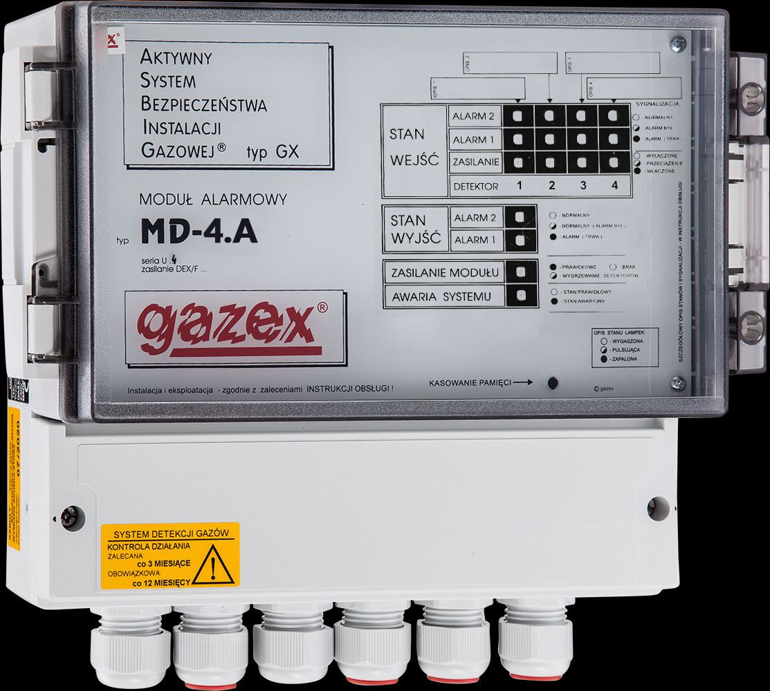 Control module MD-4.A, 4 inputs, 12V power supply 12 V \ for 4 ...