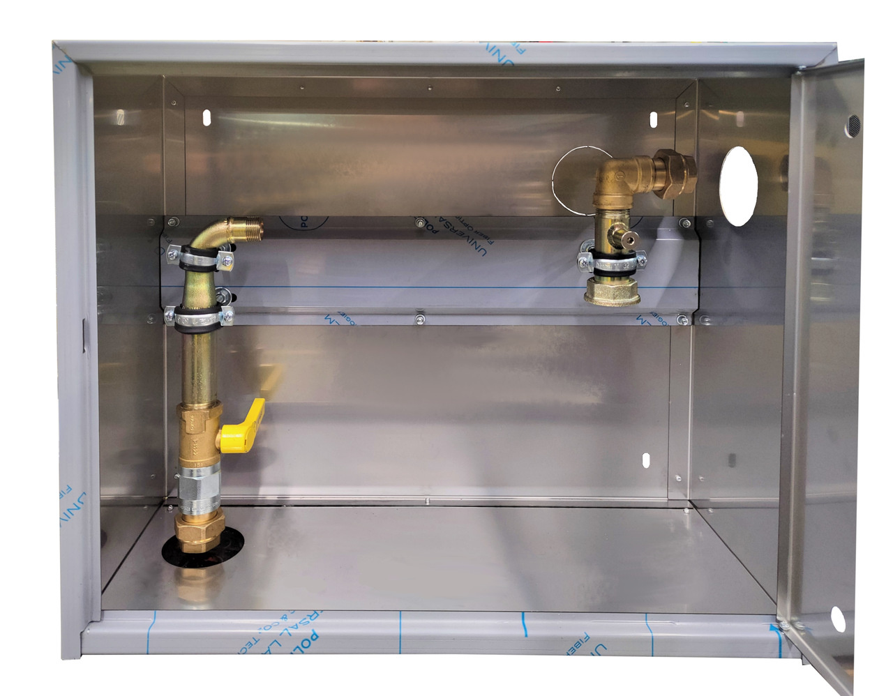 Gas pressure reducing and measuring point for gas meter G4/G6 MRS ...