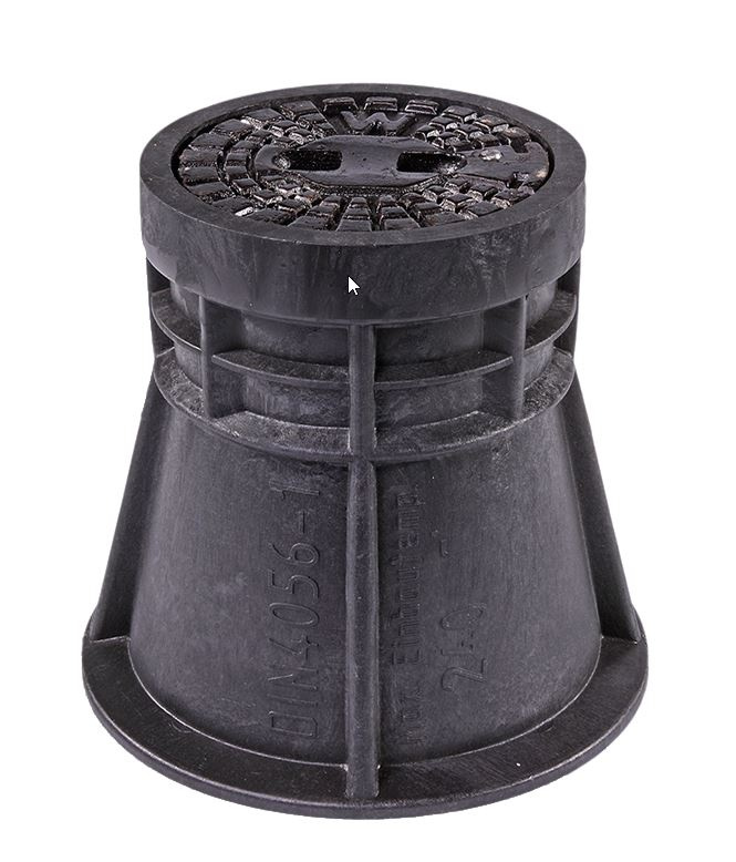 Surface box HDPE, round, WATER Plastic \ WATER, round | Offer \ Valves ...